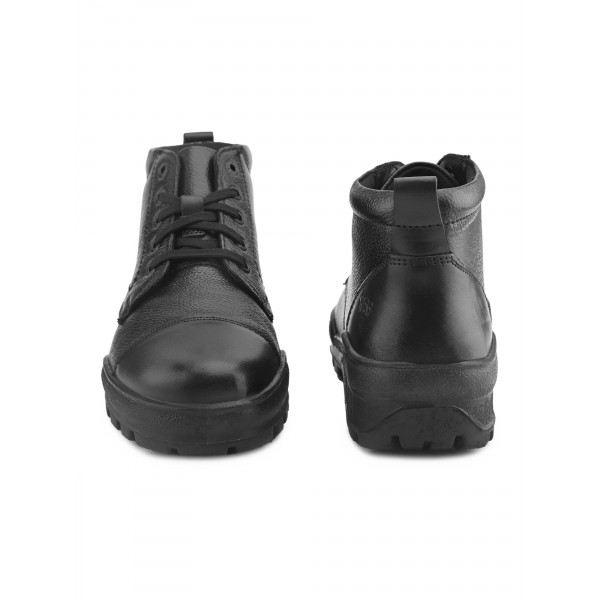 TSF PURE LEATHER POLICE BOOT FOR WOMEN's (BLACK)